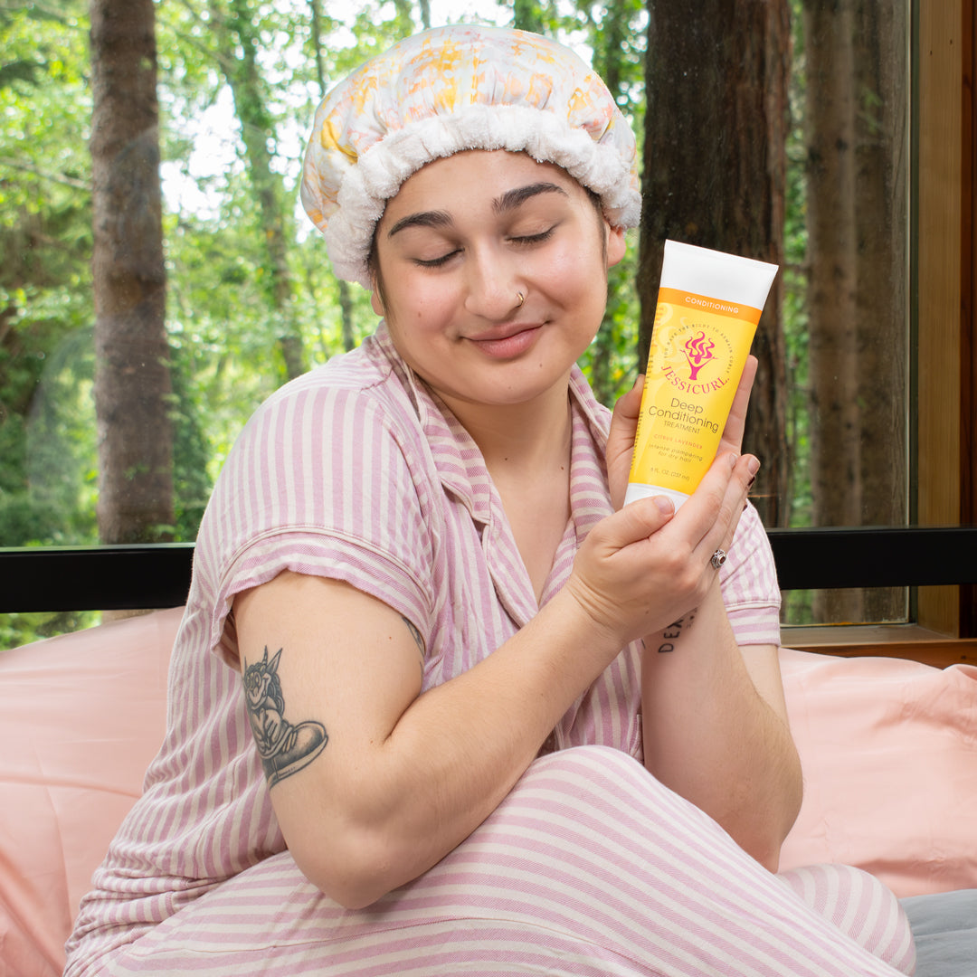 Hot Head™ Deep Conditioning Flaxseed Cap – Jessicurl